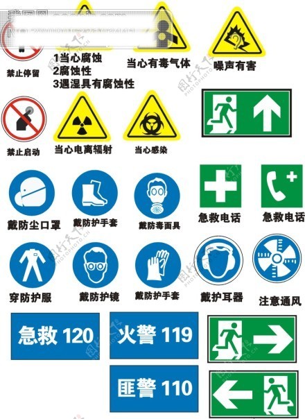 安全标识图片素材-编号05412471-图行天下
