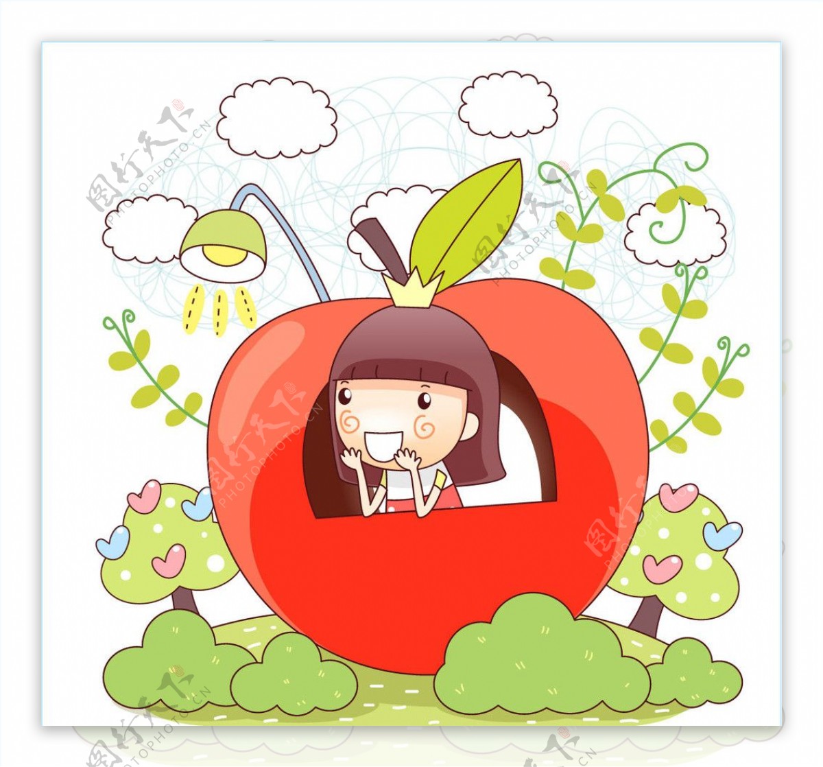 卡通画图片素材-编号08003901-图行天下