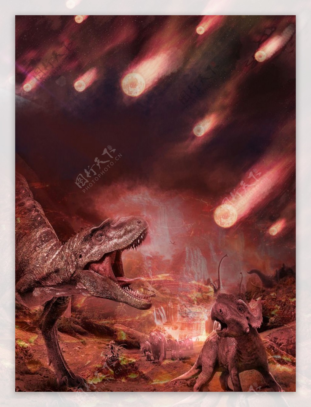 恐龙灭亡图片素材-编号08288181-图行天下