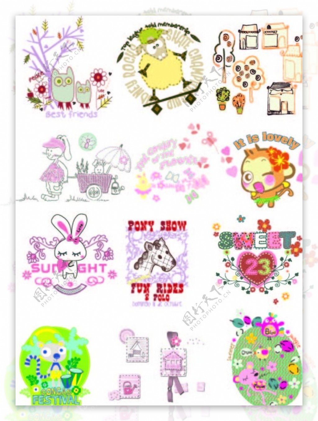 卡通图案图片素材-编号08565771-图行天下