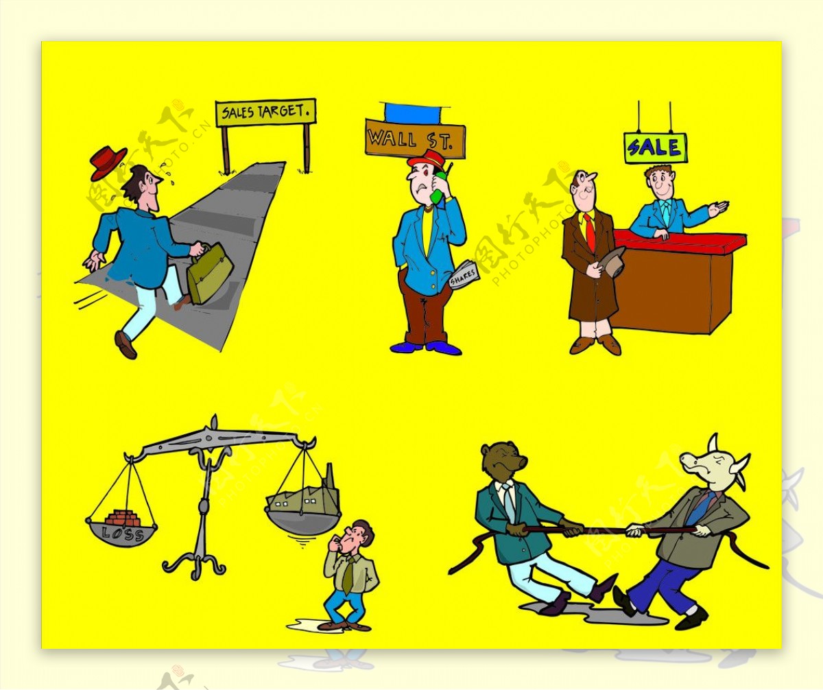 漫画人物素材图片素材-编号08628801-图行天下