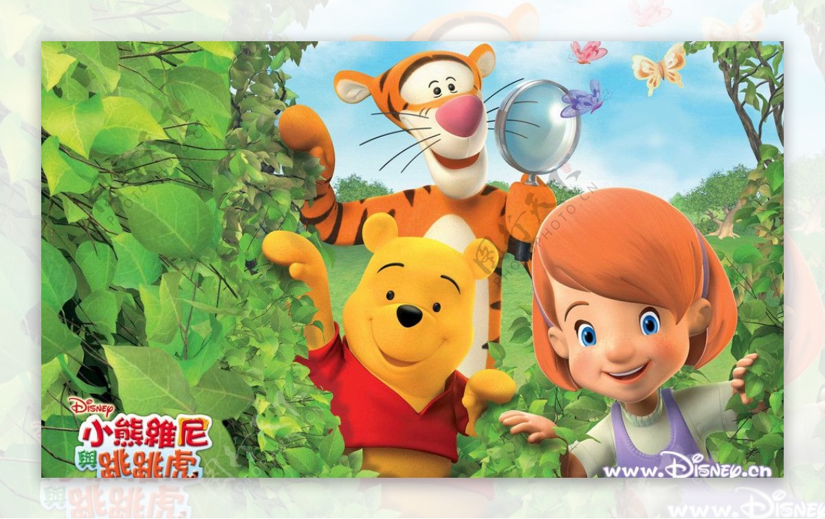维尼和跳跳虎图片素材-编号09982641-图行天下