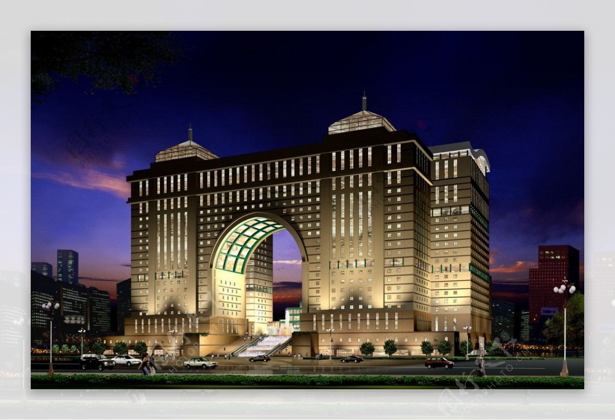 建筑设计效果图资料图片素材-编号10124061-图行天下