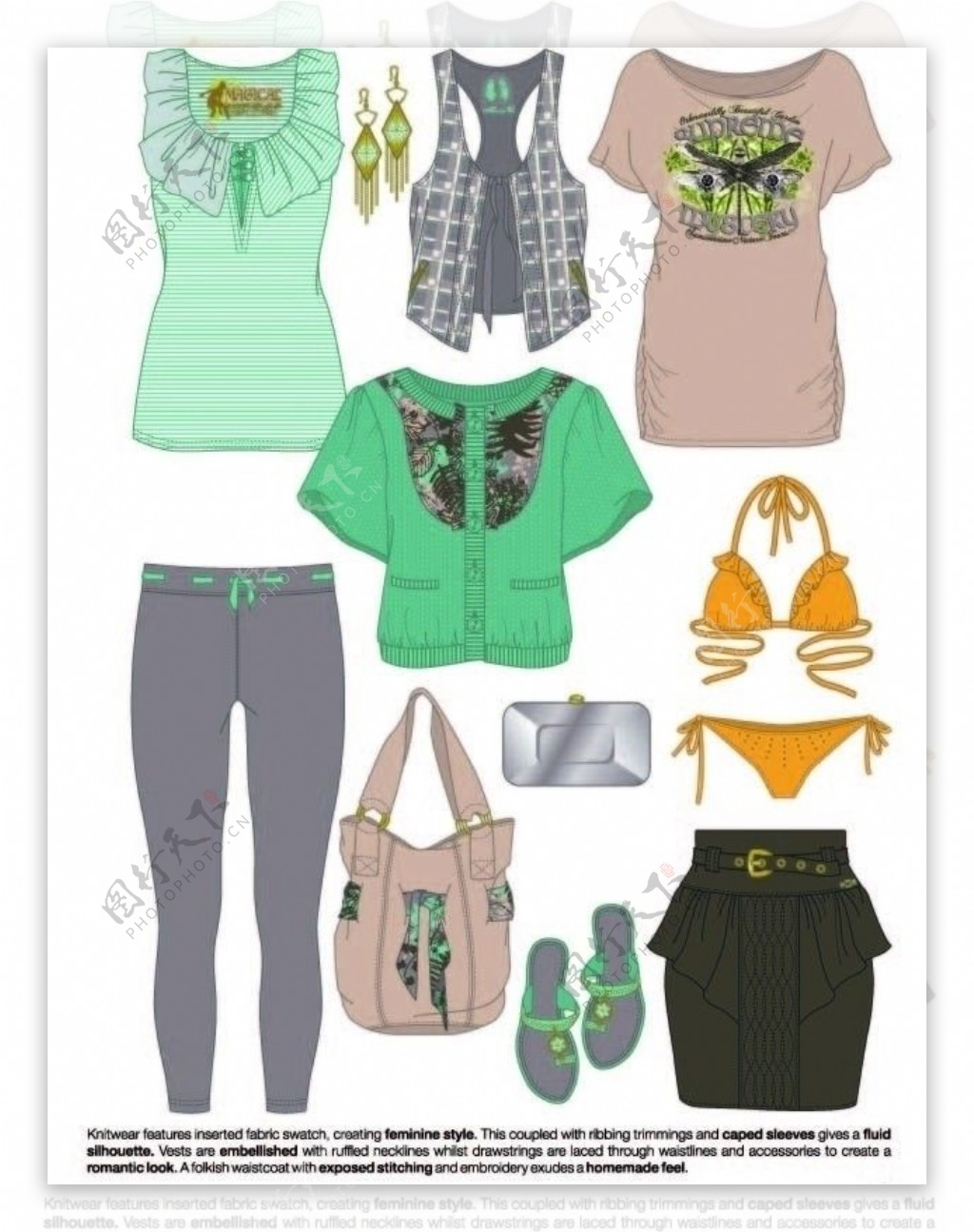 手稿图案图片素材-编号10347101-图行天下