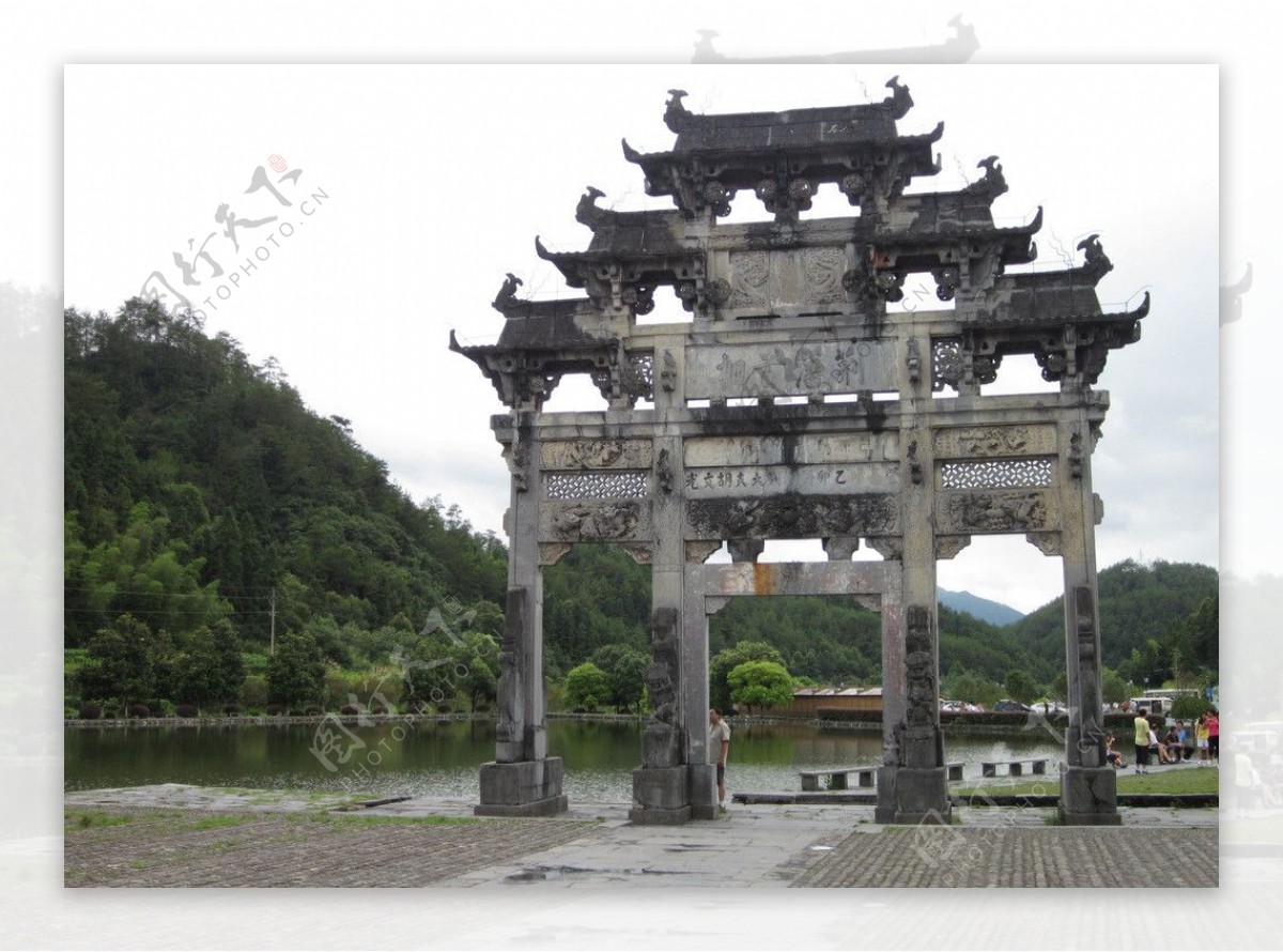 西递景观图片素材-编号12563961-图行天下
