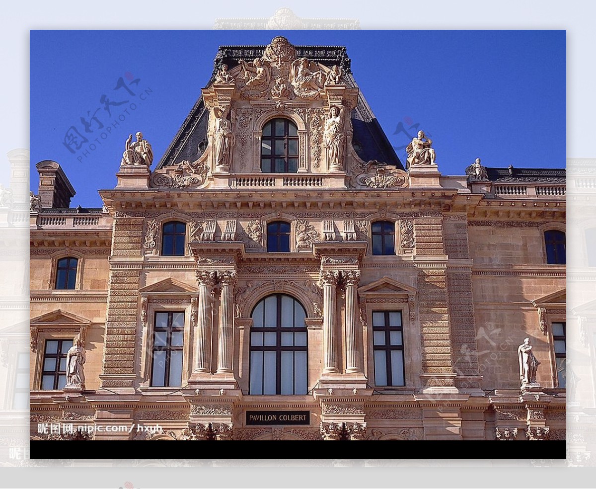 巴黎建筑图片素材-编号12609001-图行天下