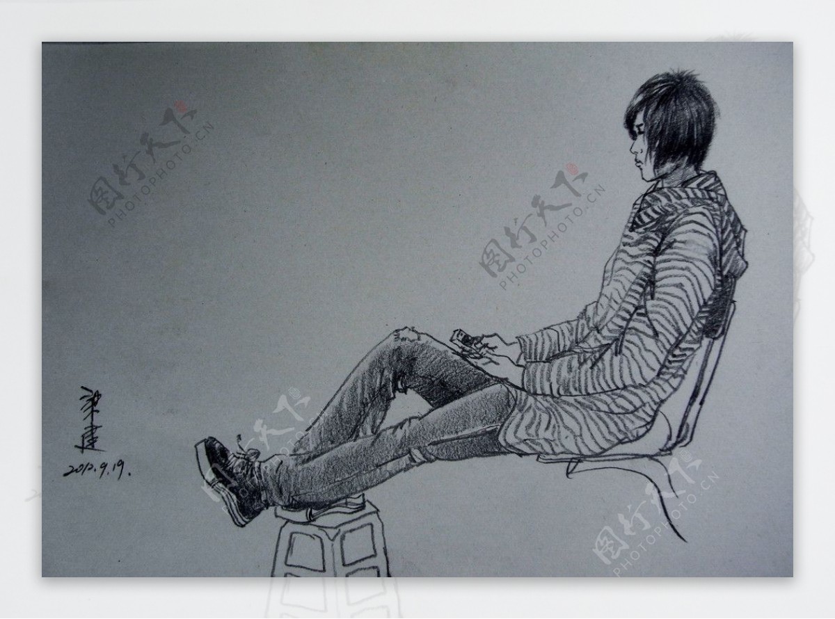 速写图片素材-编号12630661-图行天下