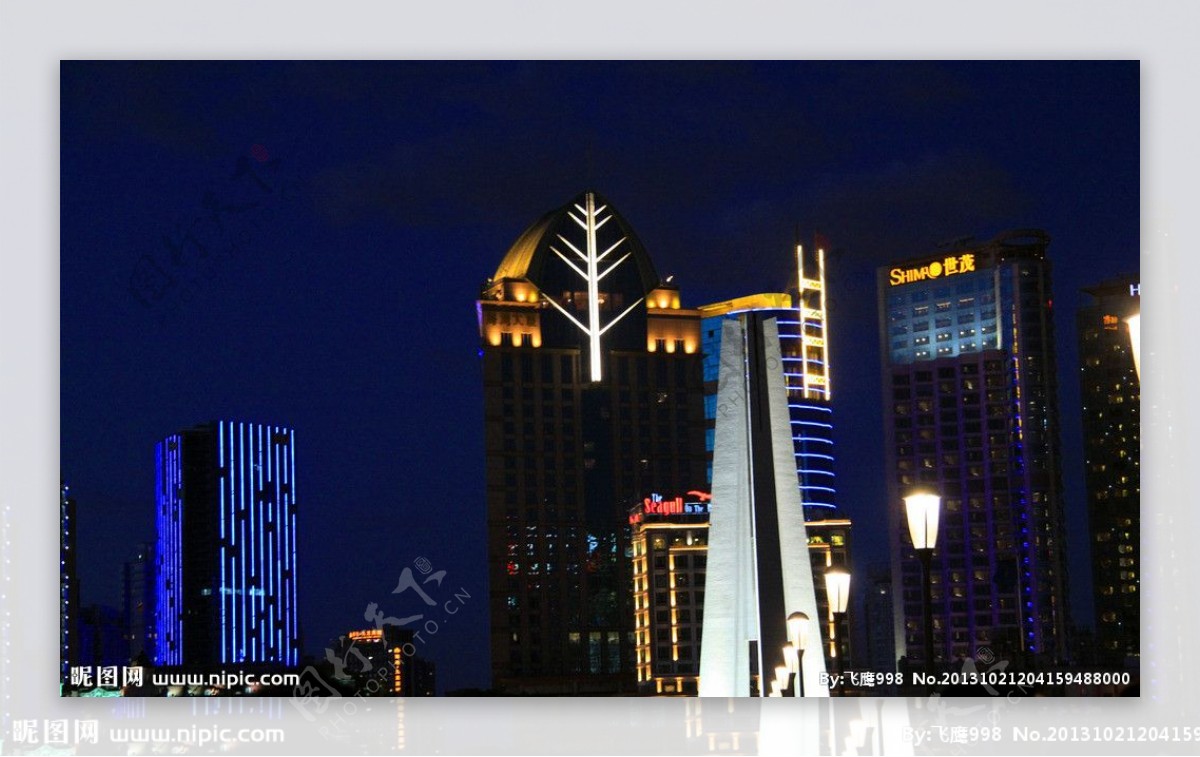 城市夜景图片素材-编号12664911-图行天下