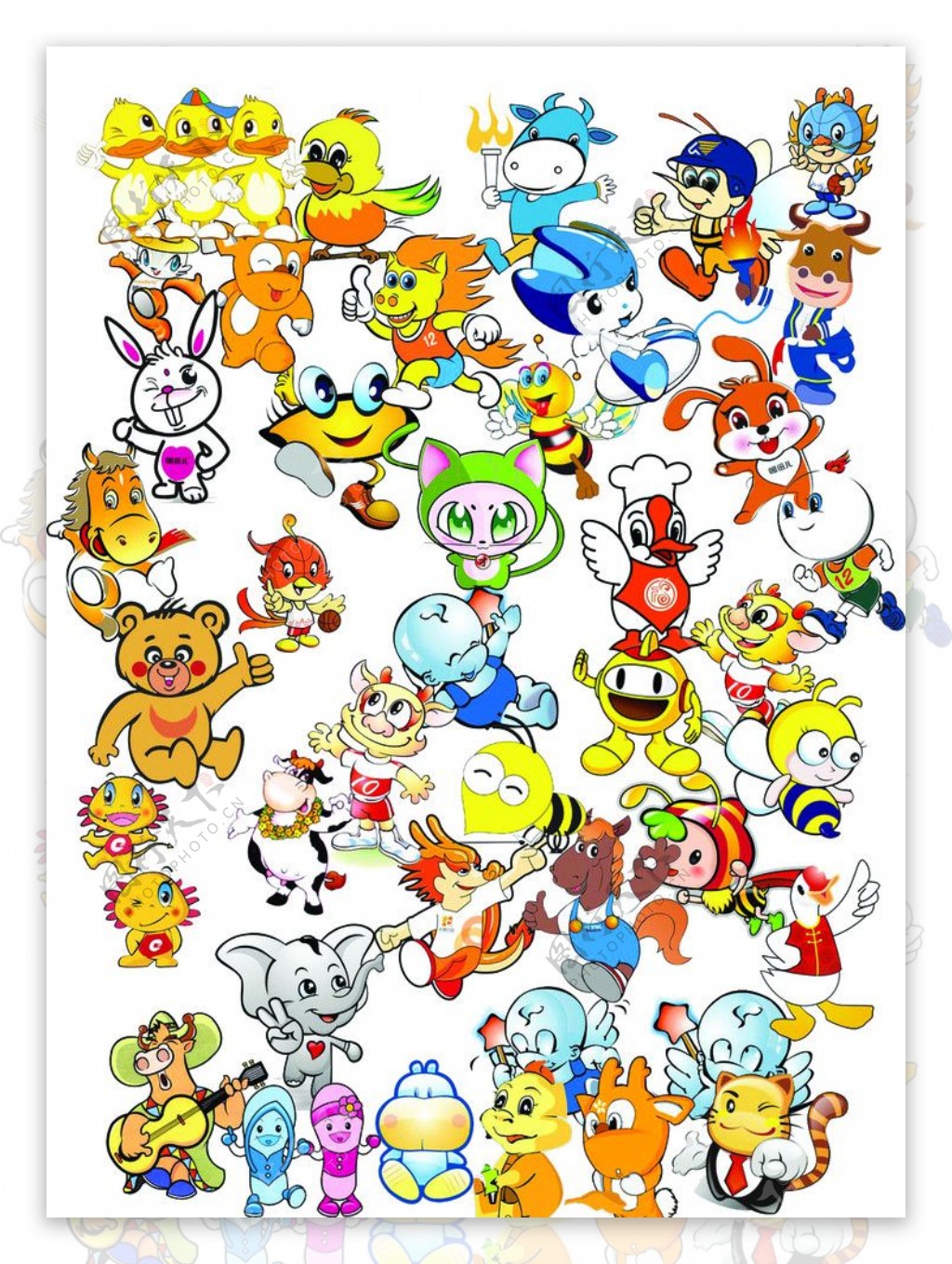 卡通大全图片素材-编号18036001-图行天下
