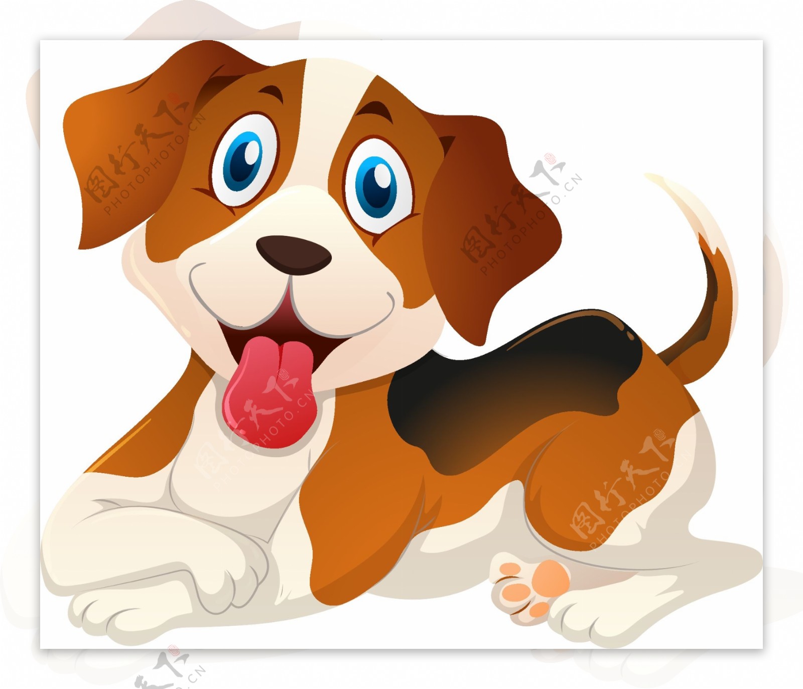 卡通狗图片素材-编号22591971-图行天下