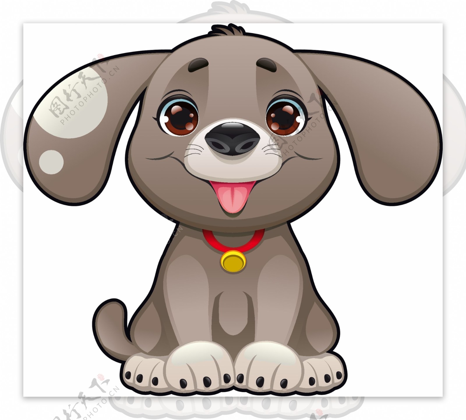 卡通狗图片素材-编号22854791-图行天下