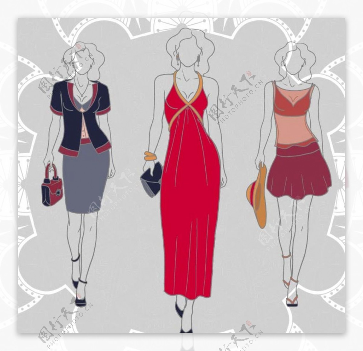 时尚女性人物图片素材-编号23440941-图行天下