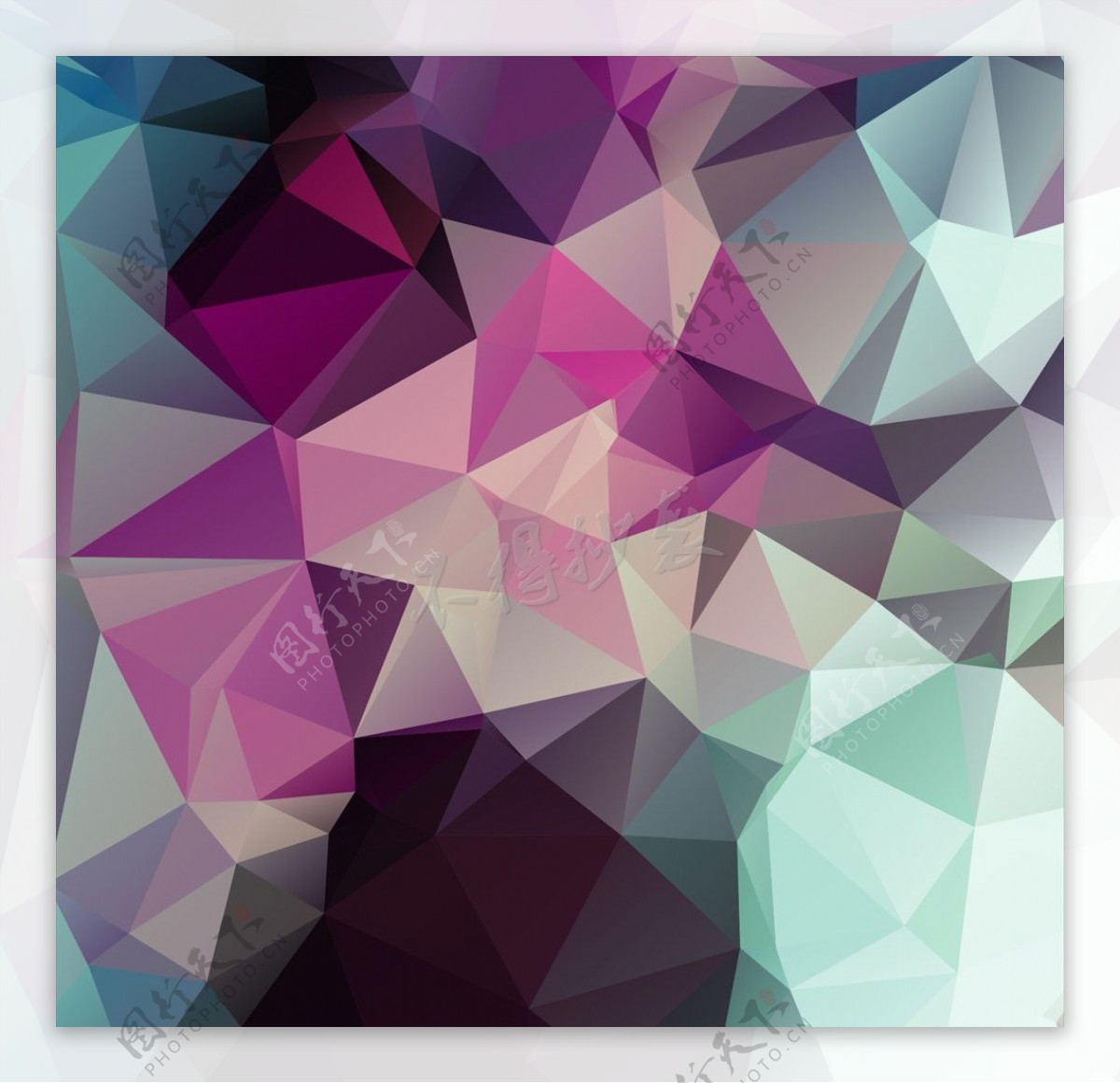 三角形渐变图片素材-编号23986421-图行天下