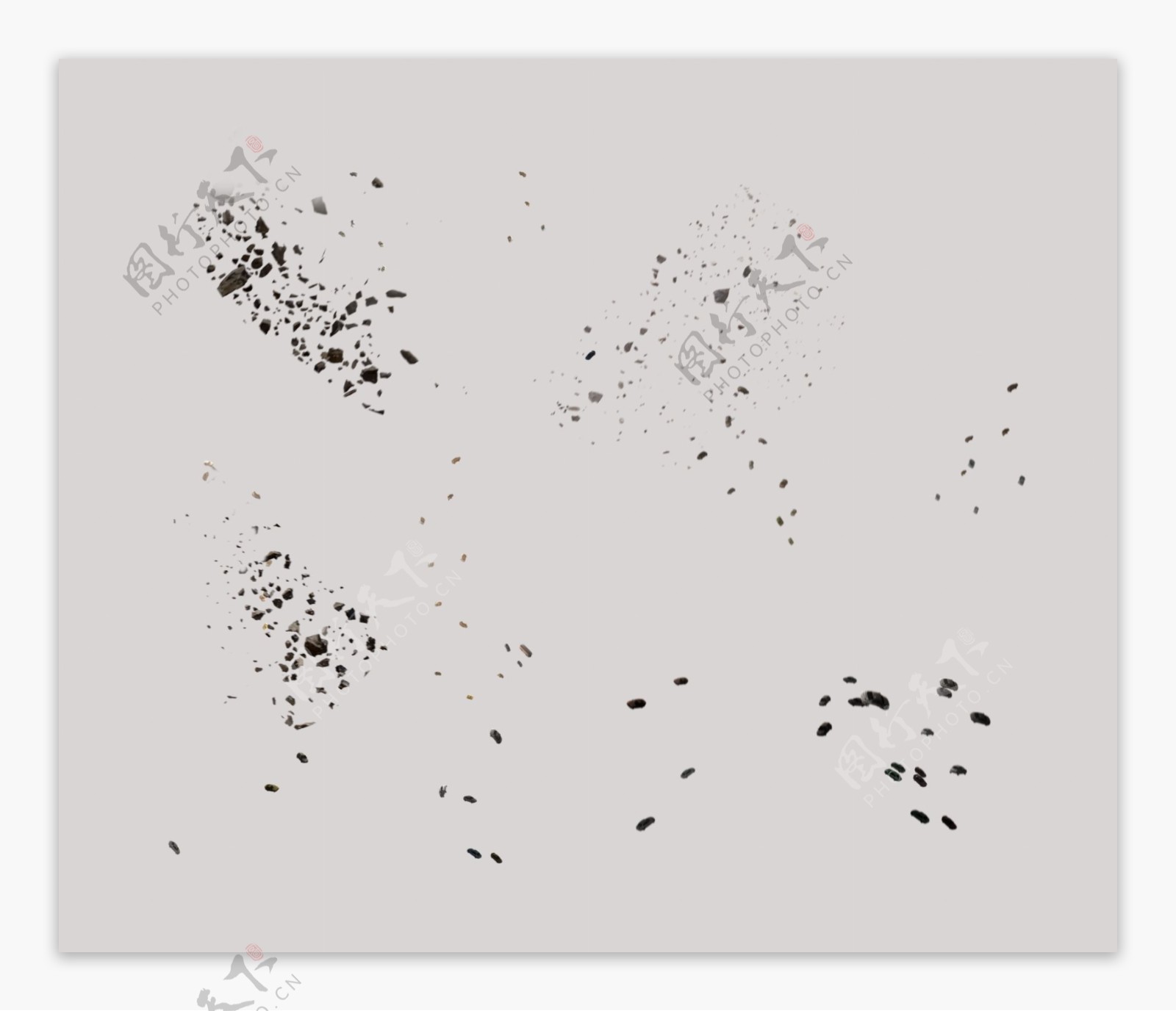 喷溅飞溅散落的碎石头石子小石块图片素材-编号24468281-图行天下