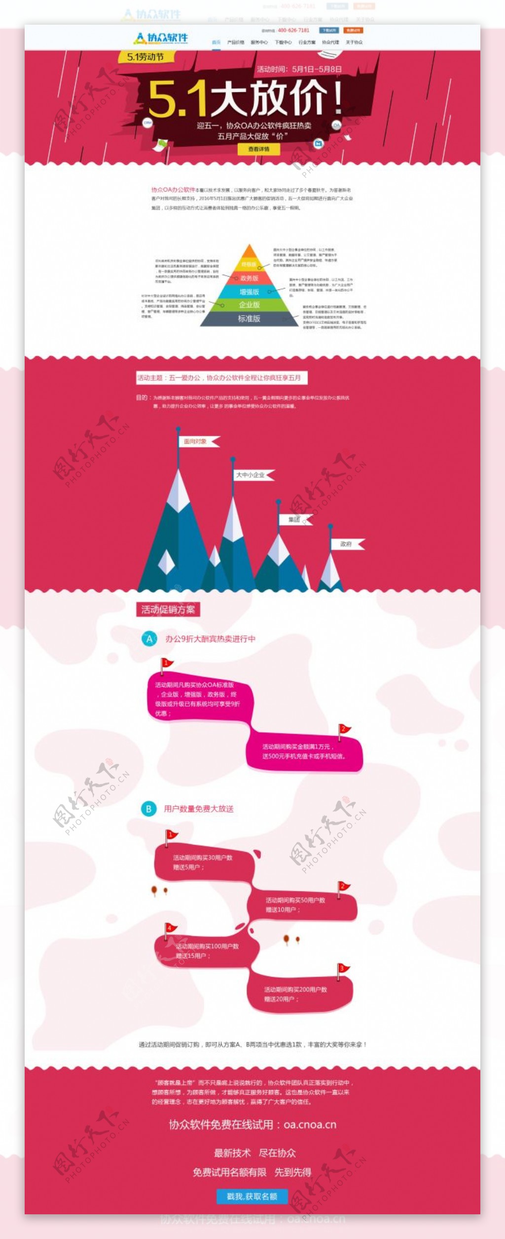 五一促销页面图片素材-编号25202591-图行天下