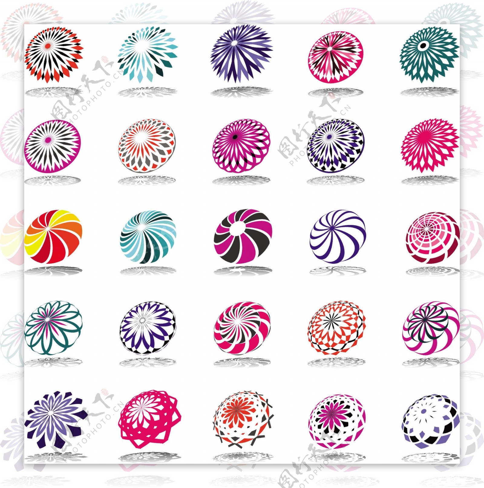 旋转logo图案矢量图片素材-编号28056641-图行天下