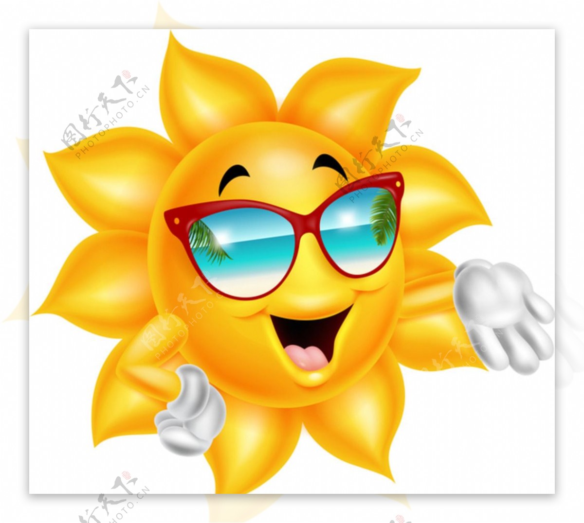 卡通太阳图片素材-编号28574381-图行天下