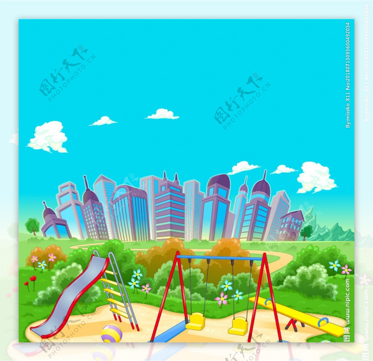 卡通城市图片素材-编号29898011-图行天下