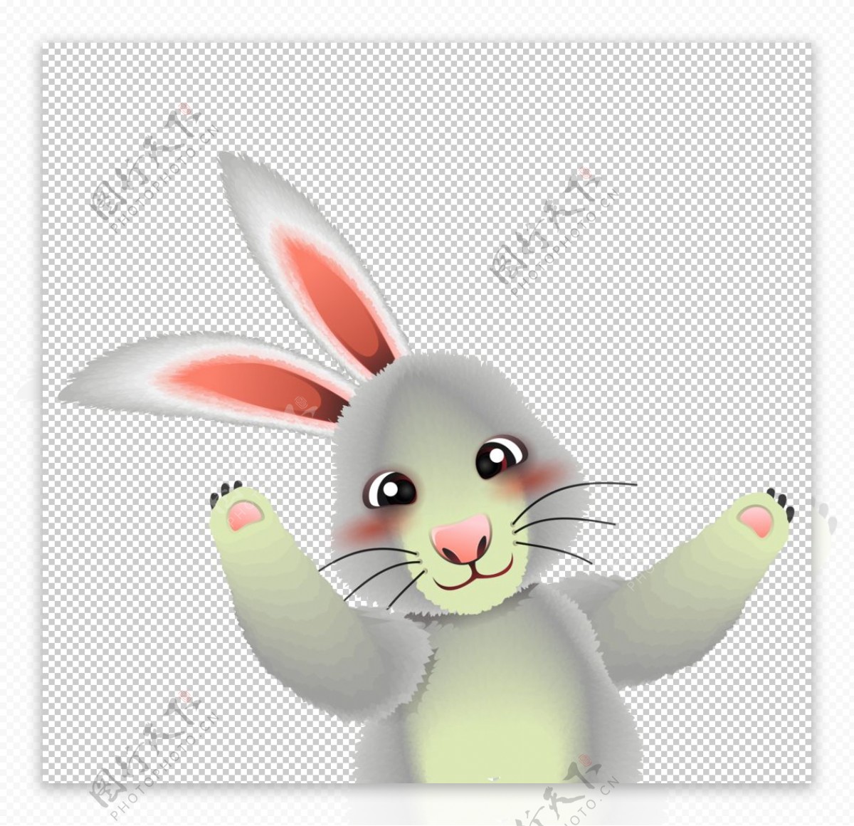卡通兔子图片素材-编号30828441-图行天下