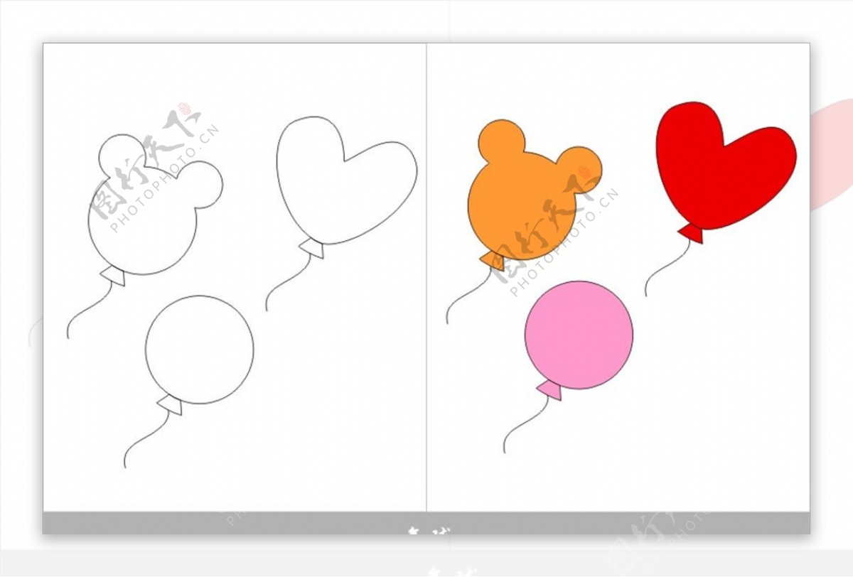 气球简笔画图片素材-编号37482101-图行天下