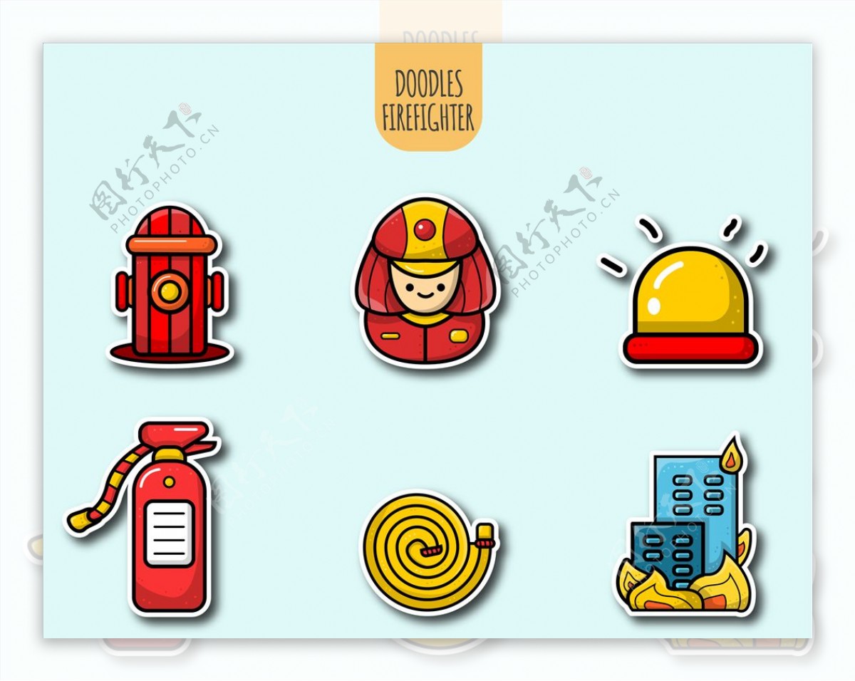 消防元素图片素材-编号37495001-图行天下